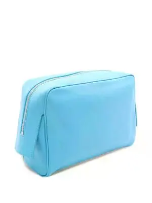 Bottega Veneta 2010s Leather Hand-strap Clutch Bag - Blue