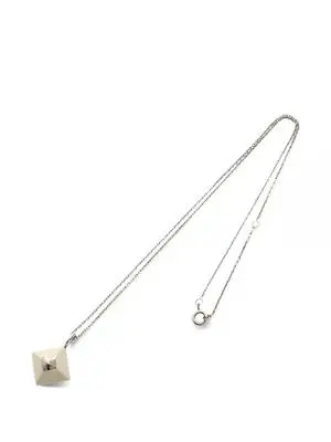 Hermès 2010s Médor Cupidon Necklace - Silver