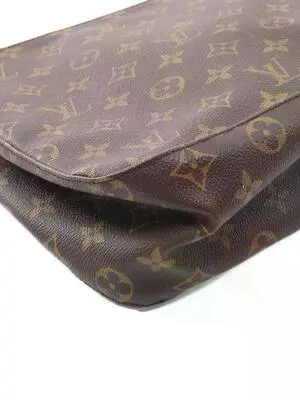 LOUIS VUITTON 2001 Mm Looping Monogram Shoulder Bag - Brown