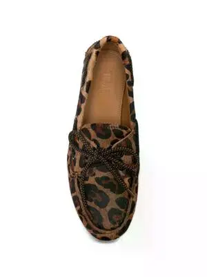 TORAL SHOES Kimana Leopard-print Boat Shoes