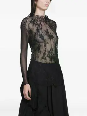 MARC LE BIHAN Lace Corset-style Top