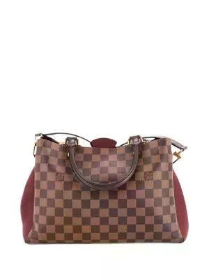 LOUIS VUITTON Brittany Handbag Damier Satchel