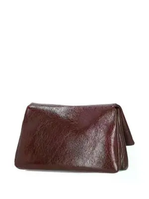 THEMOIRE Crinkled-finish Shoulder Bag