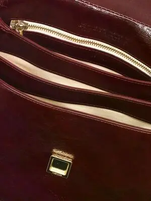 THEMOIRE Crinkled-finish Shoulder Bag