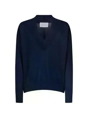 KAOS V-neck Wool Sweater - Blue