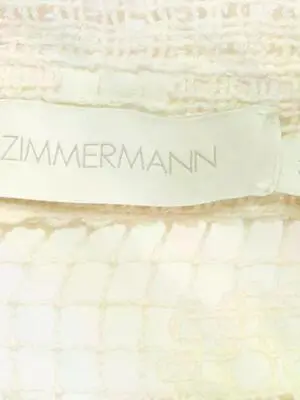Zimmermann Crochet Sheer Shirt