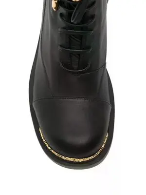 GIUSEPPE ZANOTTI Lace-up Logo-plaque Boots