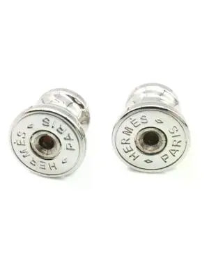 Hermès 2010s Buffalo Horn Drop Earrings