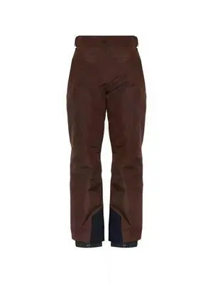 Moncler Logo-patch Straight-leg Ski Pants - Brown
