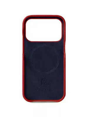 MAISON DE SABRE 17 Pro Max Leather Phone Case - Red