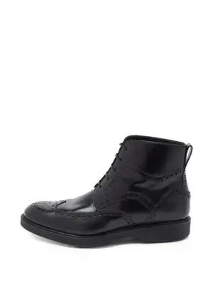 FERRAGAMO Gaiano Ankle Boots - Black