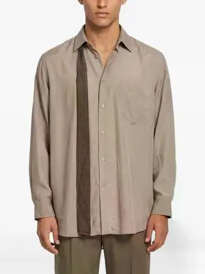 MAGLIANO Tie-detail Pocket-front Shirt
