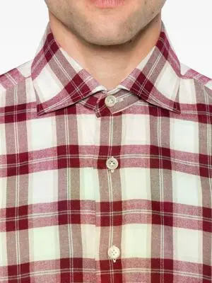 Eleventy Dandy Checked Long-sleeve Shirt