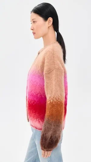 ROSE CARMINE Little Tie Dye Cardigan