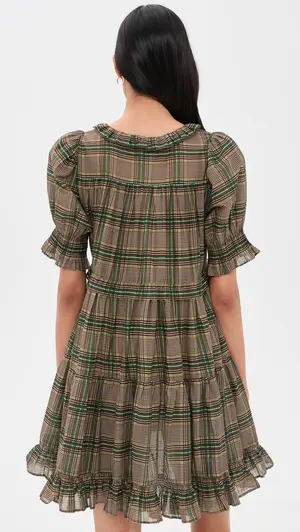 Sea Charly Plaid Mini Dress