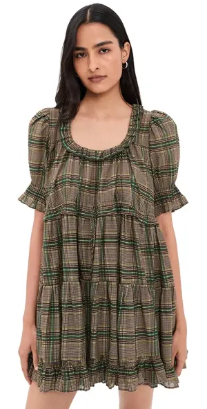 Sea Charly Plaid Mini Dress - Multi
