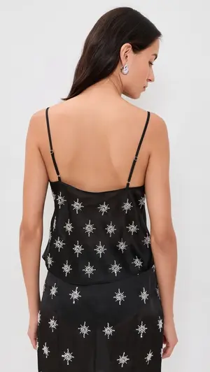 FLEUR DU MAL Star Embellished Top