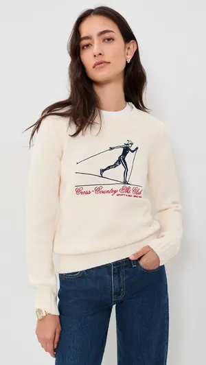 Sporty & Rich Cross Country Knitted Sweater