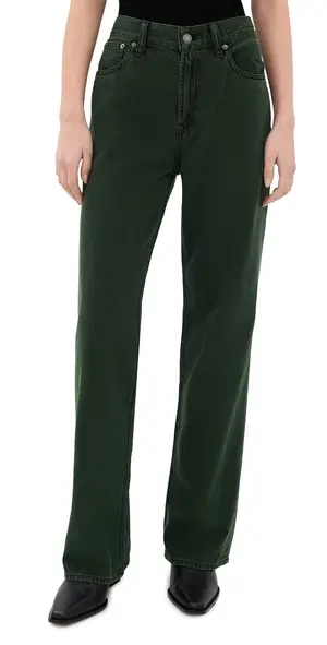 Madewell The Perfect Vintage Wide-leg Jean In Airy Denim - Pine Shadow