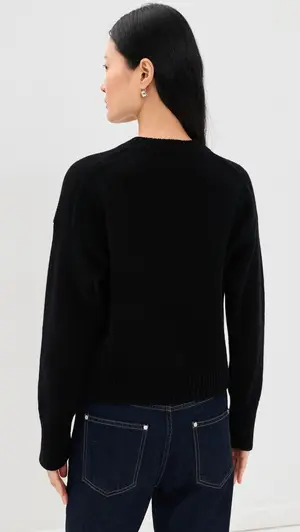 Daughter Sora Slouch V Neck Wool Sweater