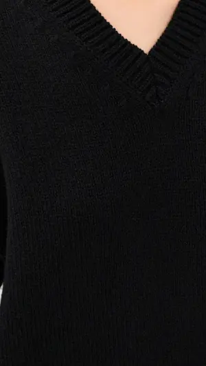Daughter Sora Slouch V Neck Wool Sweater