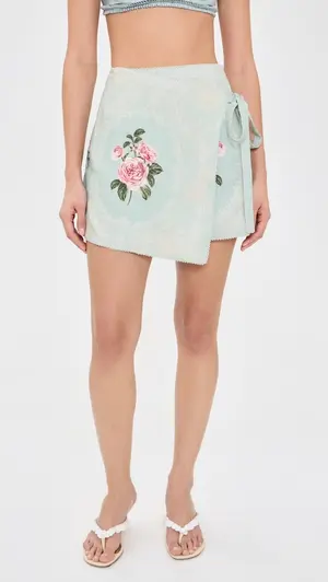 Agua Bendita Luna Nostalgia Coverup Skirt