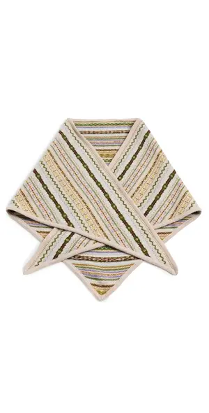 Madewell Innes Knitted Bandana - Oat Multi