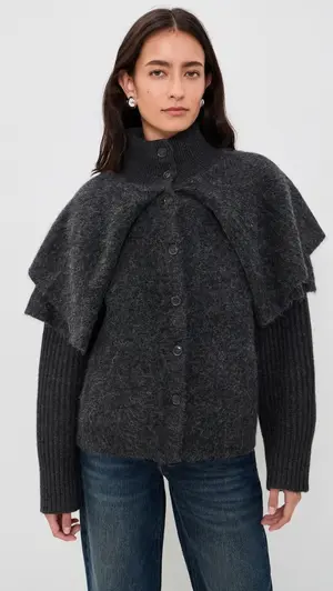 FRAME The Wrap Cape Coat