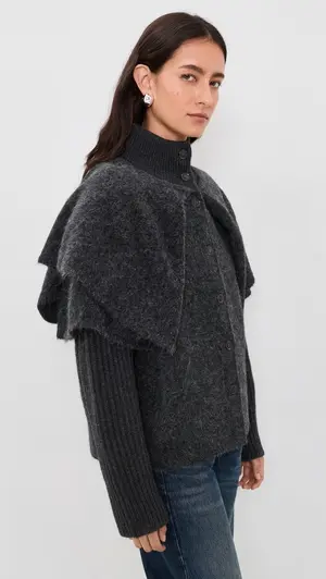 FRAME The Wrap Cape Coat