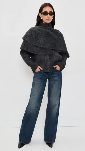FRAME The Wrap Cape Coat