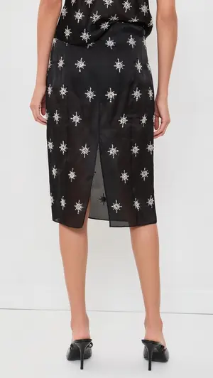 FLEUR DU MAL Star Embellished Skirt
