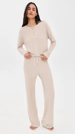 Barefoot Dreams Ccul Diamond Quilt Pants