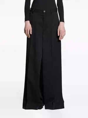 Balenciaga Pleated Virgin-wool Trousers