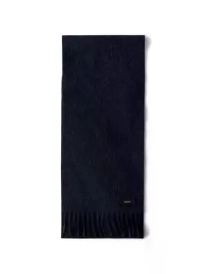 Prada Solid Cashmere Scarf - Blue
