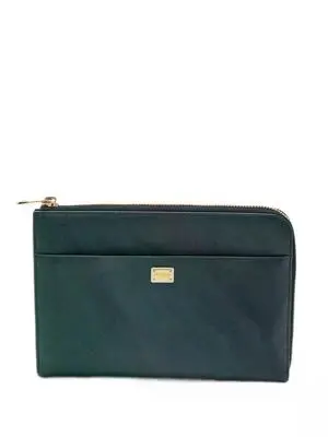 Dolce & Gabbana Dauphine Clutch Bag - Green