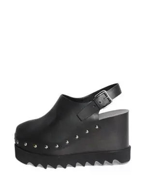 Stella McCartney Studded Platform Clogs - Black