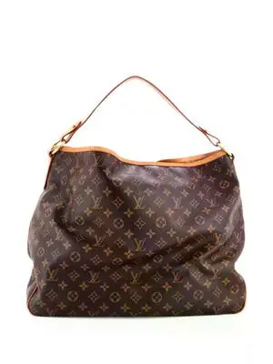 LOUIS VUITTON Delightful Handbag Monogram Canvas Gm Hobo Bag - Brown