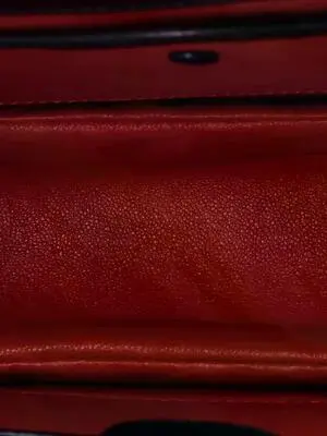 Gucci Vintage Lady Lock Flap Leather Small Crossbody Bag