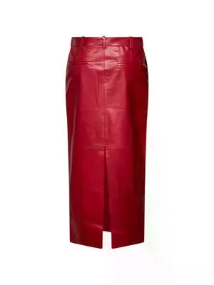 Co Leather Midi Skirt