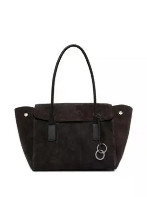 Marc O'polo Large Gaby Suede Flap-top Tote Bag - Brown