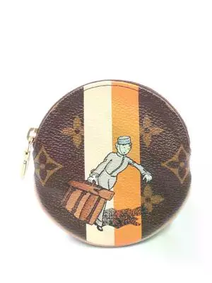 LOUIS VUITTON 2006 Groom Porte-monnaie Ron Monogram Coin Purse - Brown