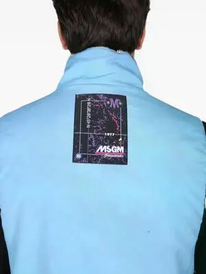 MSGM Patterned Fleece Gilet