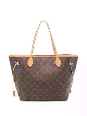 LOUIS VUITTON 2011 Mm Neverfull Monogram Tote Bag - Brown