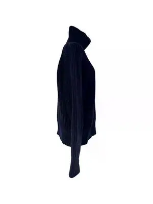AMI Paris Turtleneck Knitted Sweater - Blue