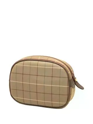 Burberry 20th Century Vintage Check Canvas Clutch Bag