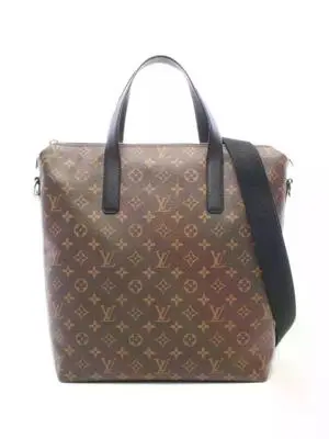 LOUIS VUITTON 2012 Kitan Macassar Monogram Tote Bag - Brown