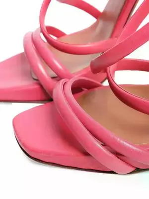 Philosophy Di Lorenzo Serafini Leather Heeled Sandals - Pink