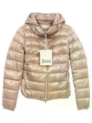 Herno 2020s Hooded Down Jacket - Neutrals