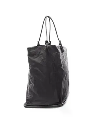 Bottega Veneta 2010s Beak Leather Tote Bag - Black