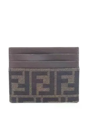 Fendi 2020s Ff-jacquard Card Case